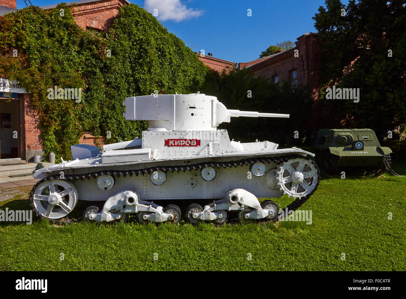 The Russian Kirov T26 tank, Hämeenlinna Finland Stock Photo - Alamy