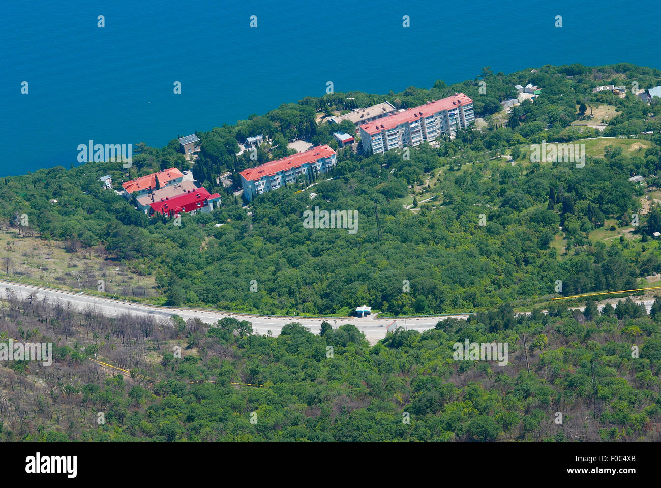 Wide angle aerial above san hi-res stock photography and images - Alamy