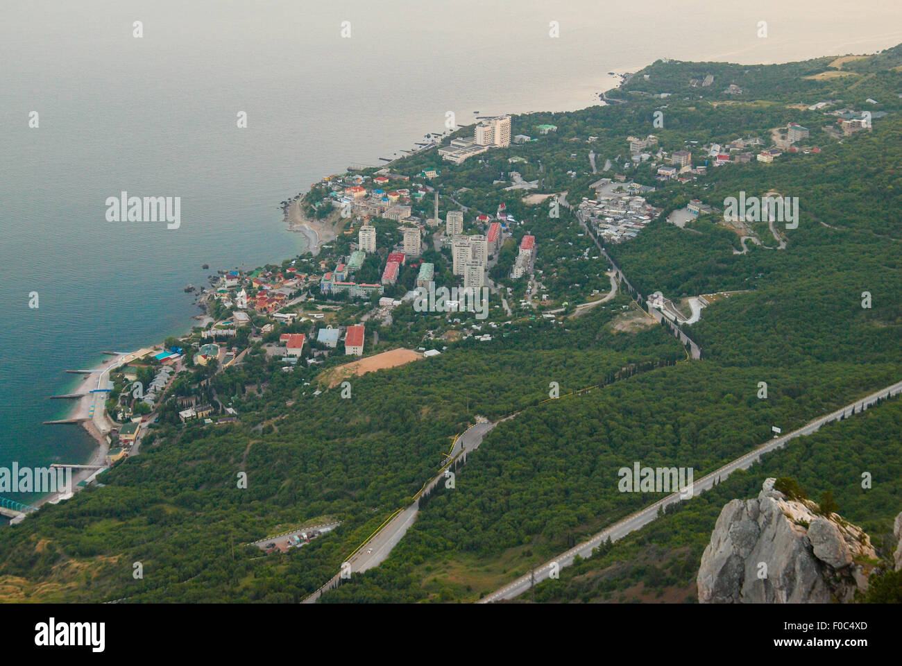 Wide angle aerial above san hi-res stock photography and images - Alamy