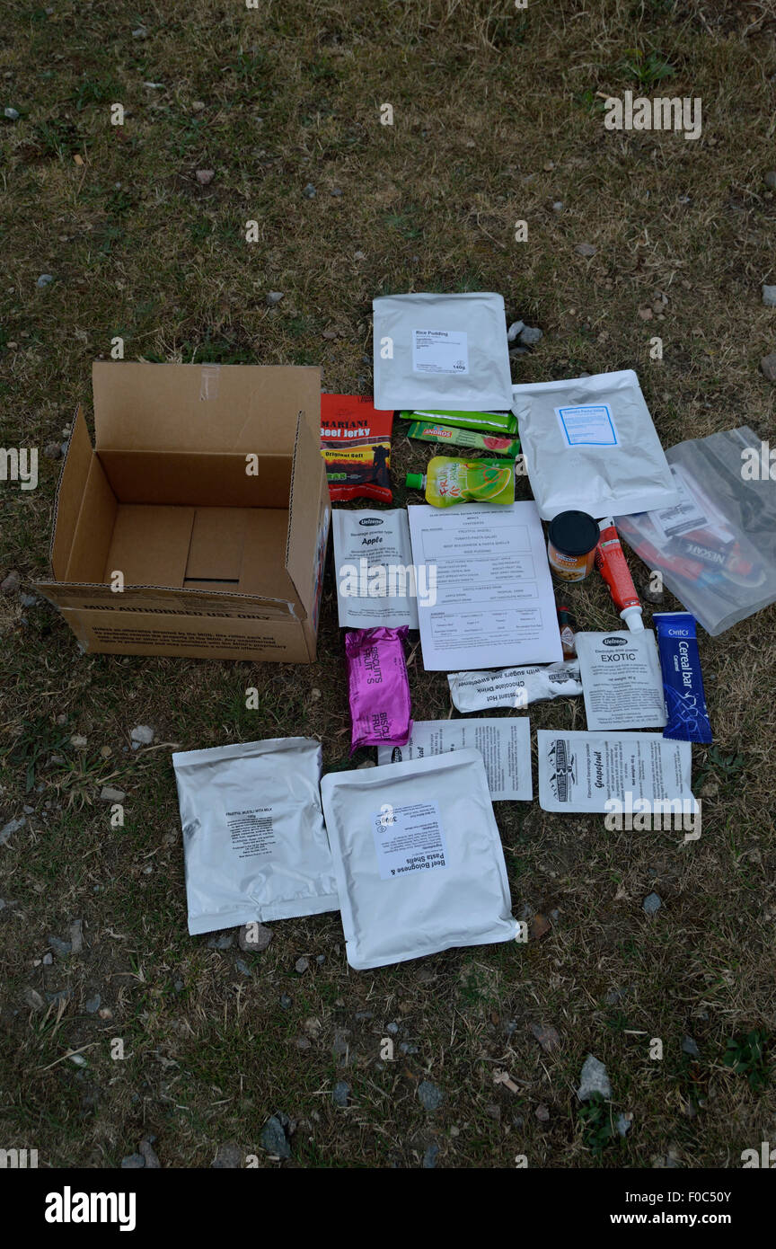 Army rations hi-res stock photography and images - Alamy