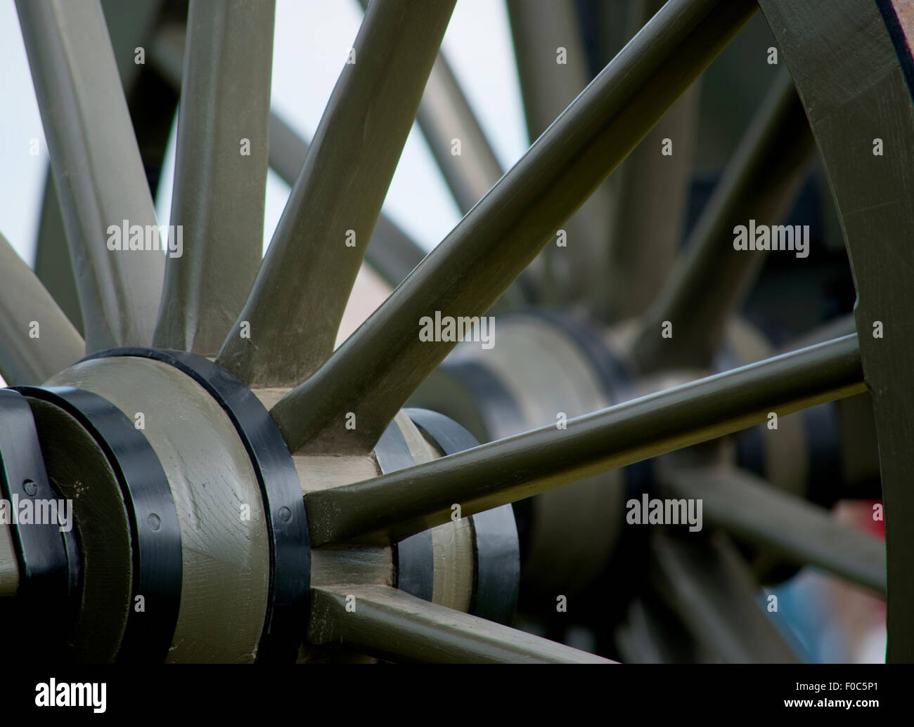 Gettysburg national park cannon wheel spoke hi-res stock photography ...
