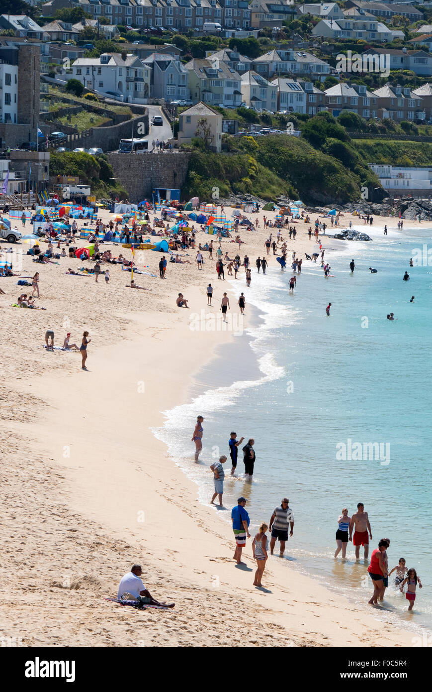 A beach st ives hi-res stock photography and images - Alamy