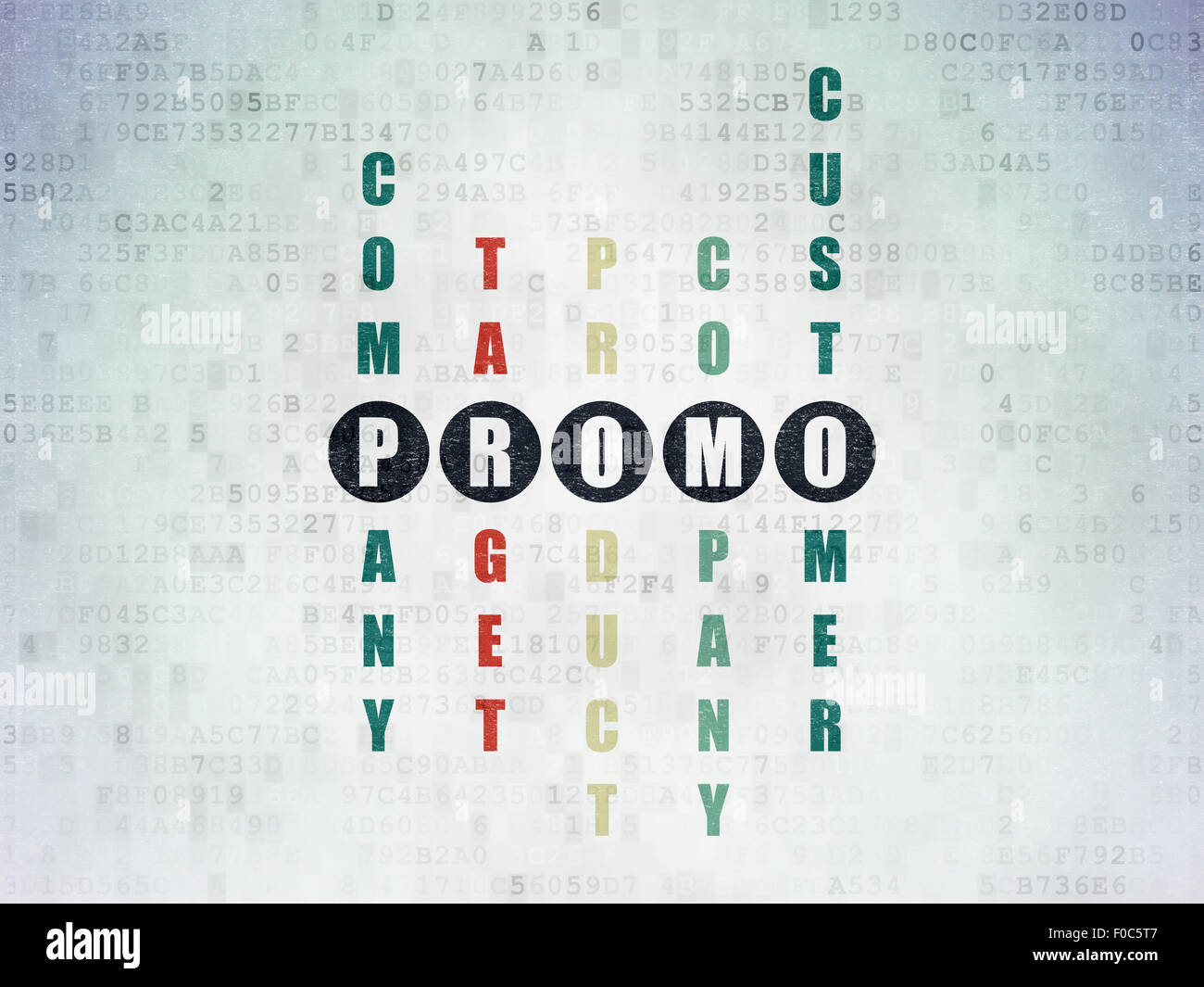 Marketing concept: word Promo in solving Crossword Puzzle Stock Photo ...