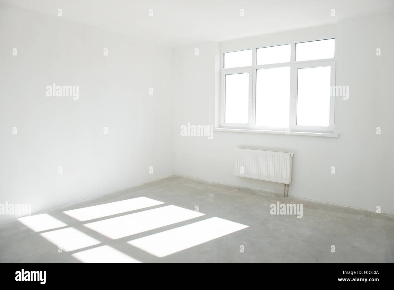 White room with window full of light Stock Photo - Alamy
