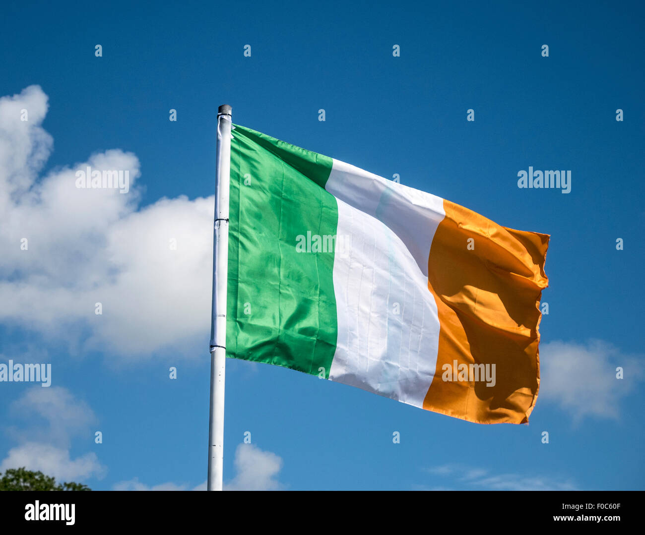 Republic of Ireland National Flag Stock Photo - Alamy