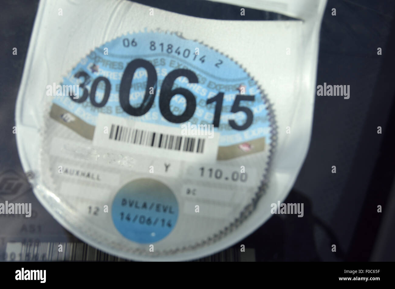 Tax disk hi-res stock photography and images - Alamy