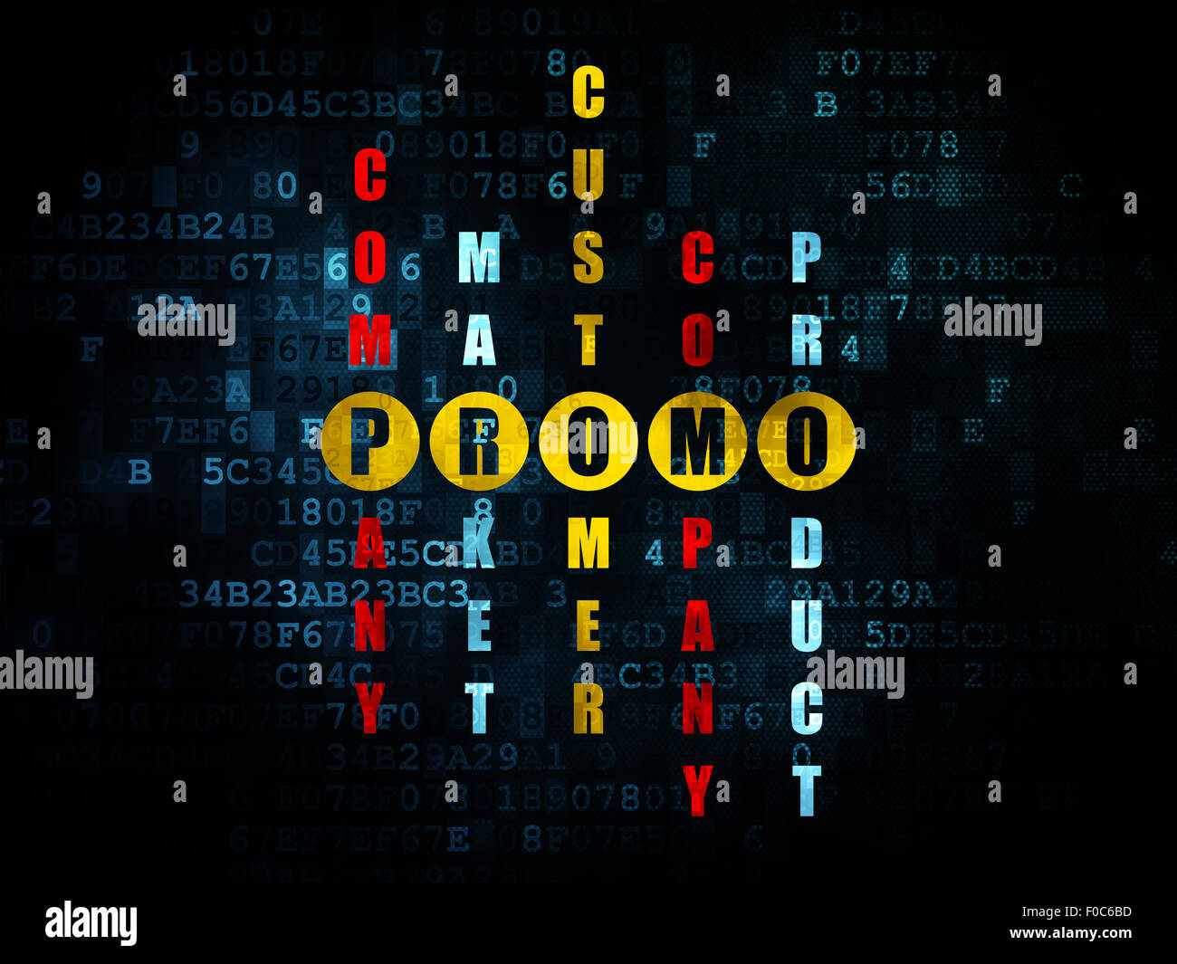 Marketing concept: word Promo in solving Crossword Puzzle Stock Photo ...