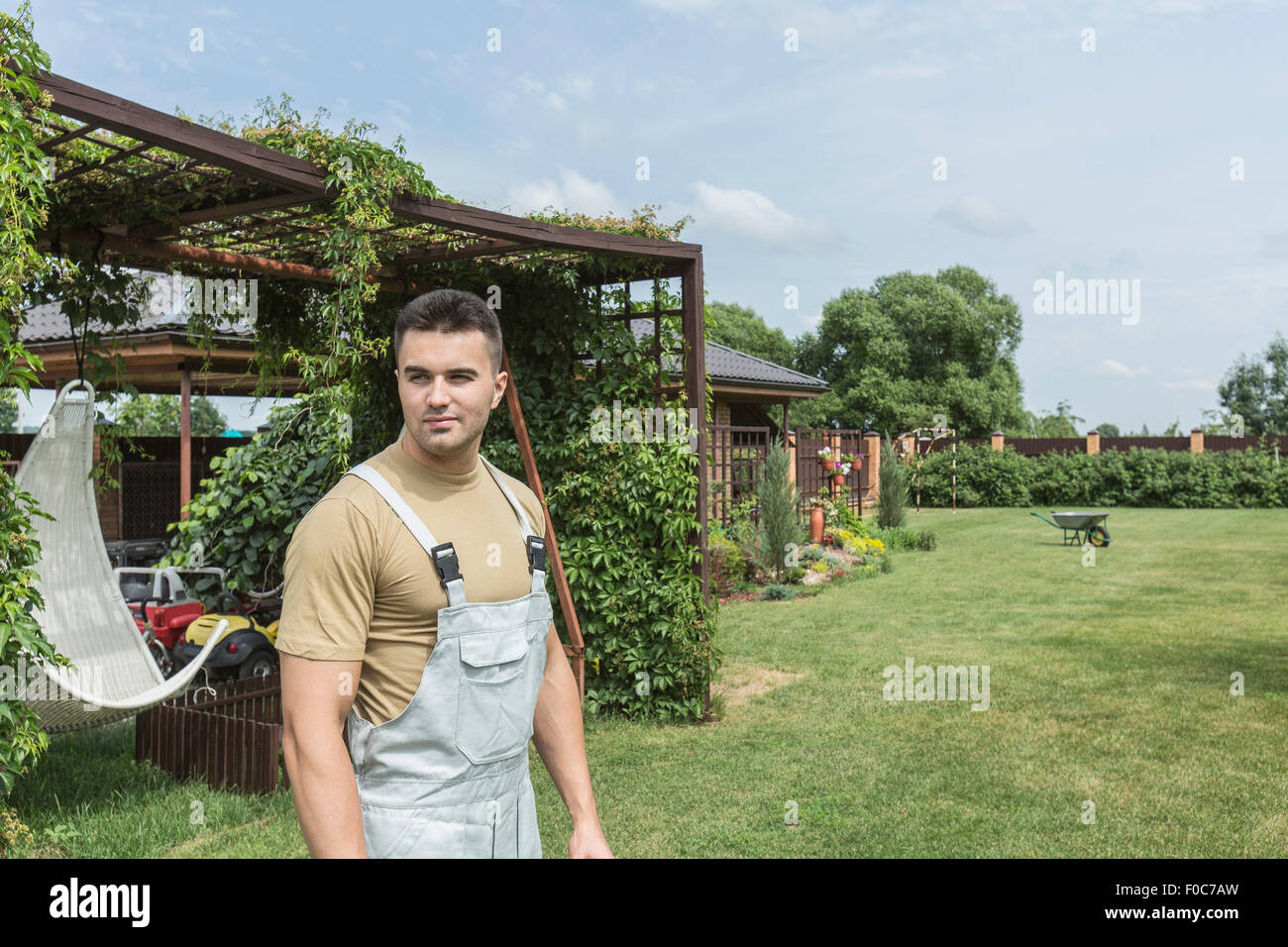 Waist up caucasian man wearing hi-res stock photography and images - Alamy