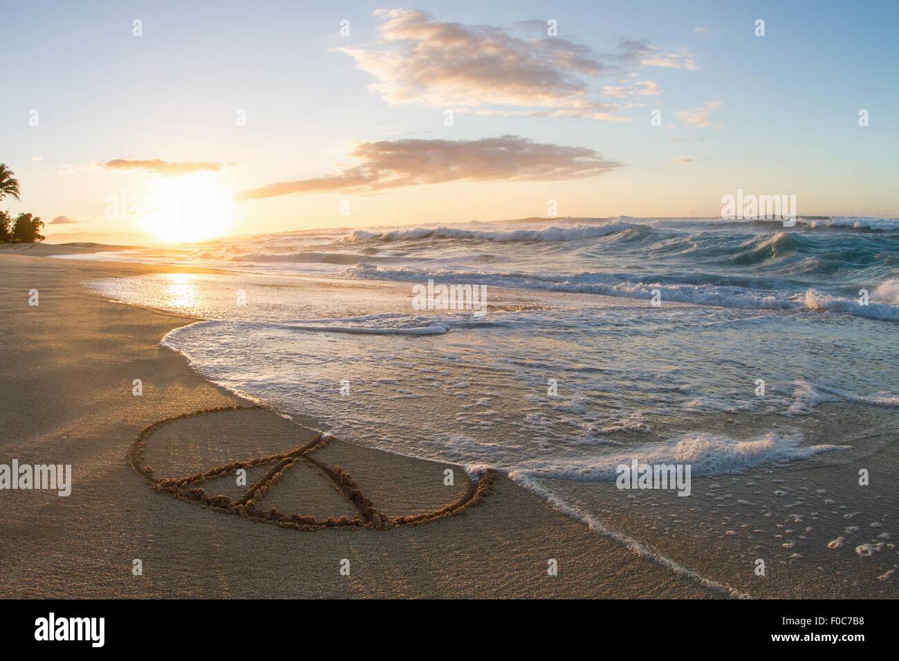 Peace sunset hi-res stock photography and images - Alamy