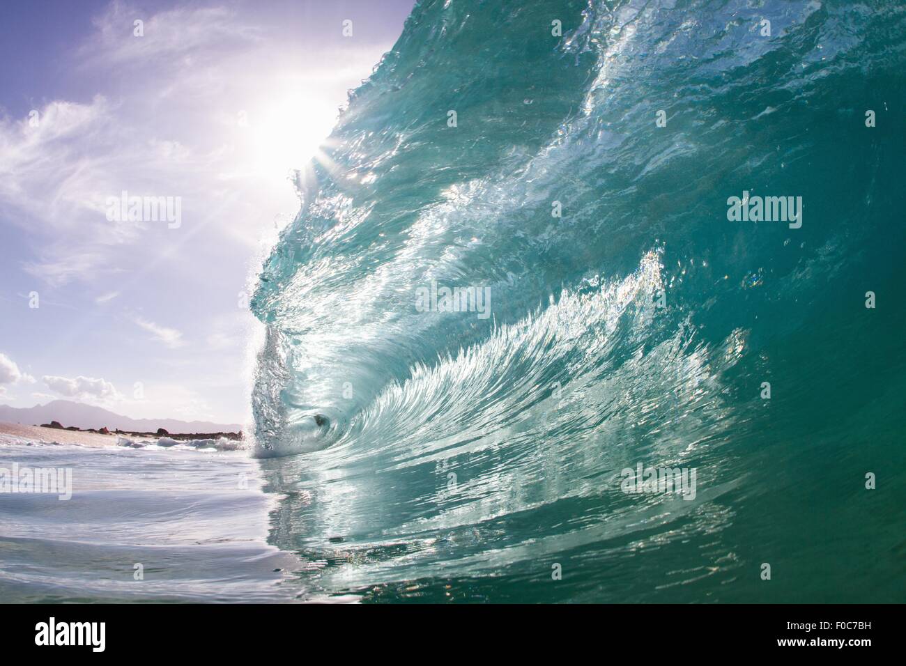 Barrelling wave, Hawaii, USA Stock Photo - Alamy