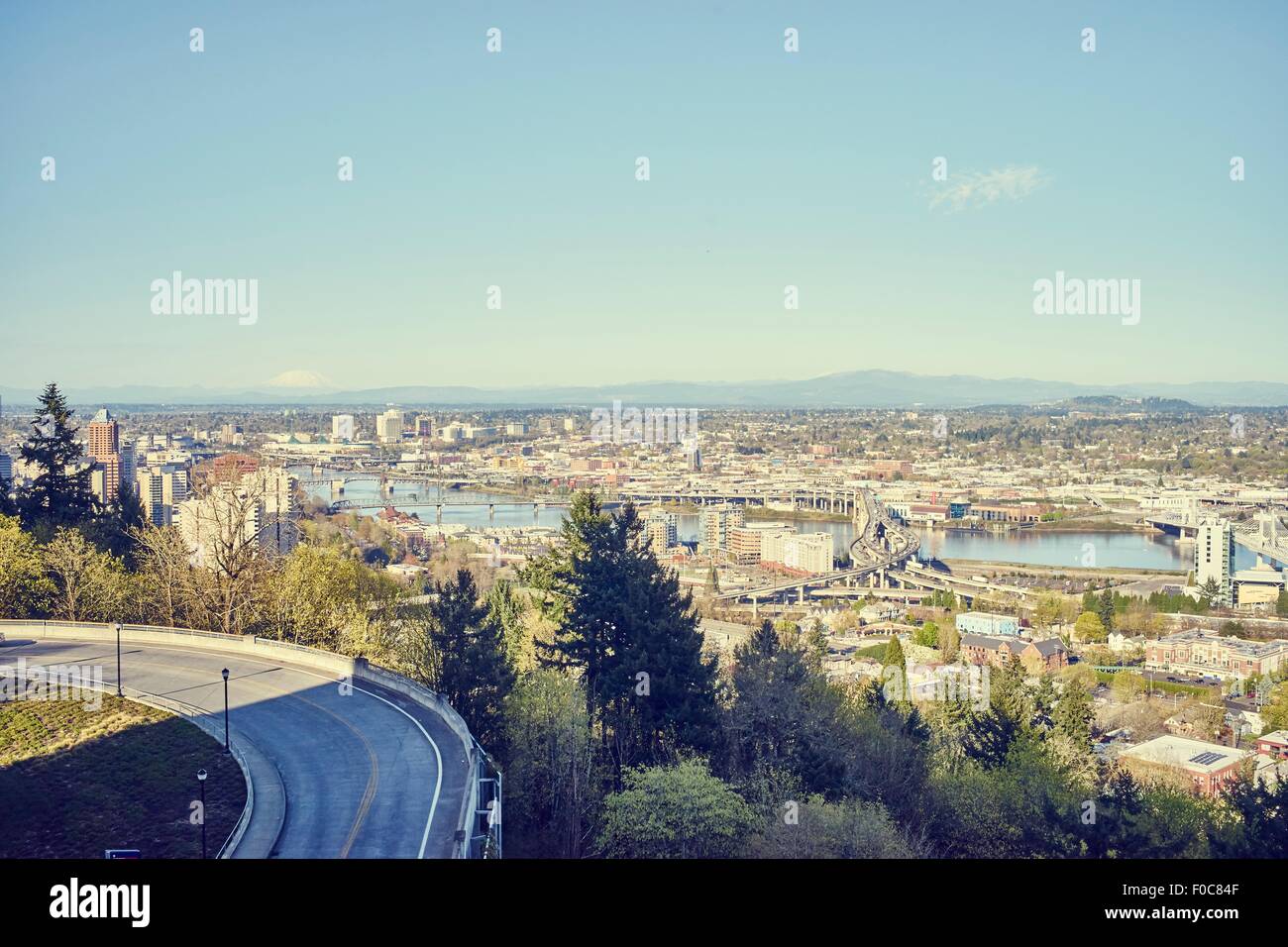 Portland oregon cityscape hi-res stock photography and images - Alamy