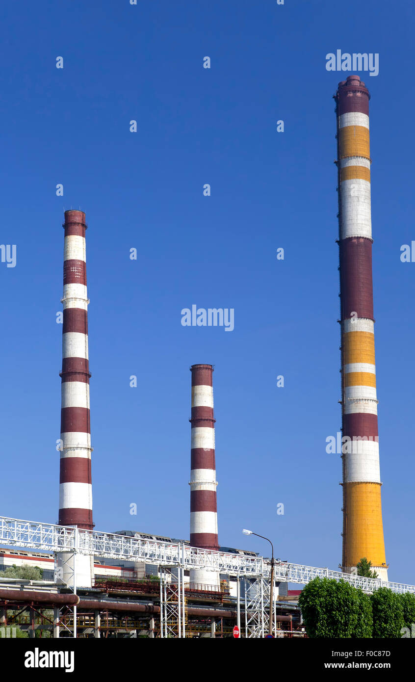 The chemical factory. Russia Stock Photo - Alamy