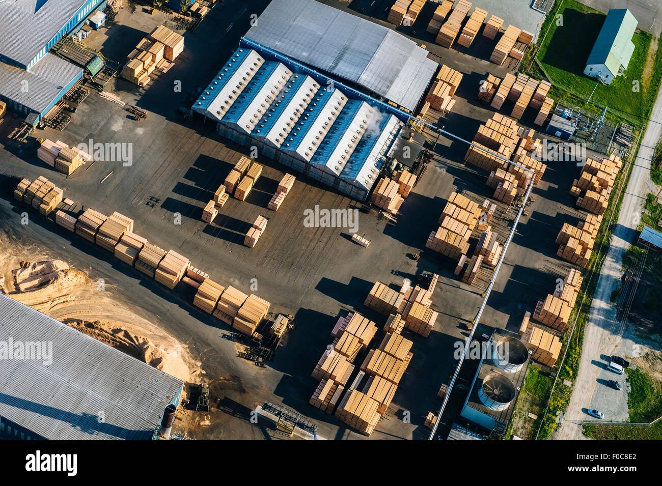 Stacked Wood, Timber Yard Stock Photos & Stacked Wood, Timber Yard ...