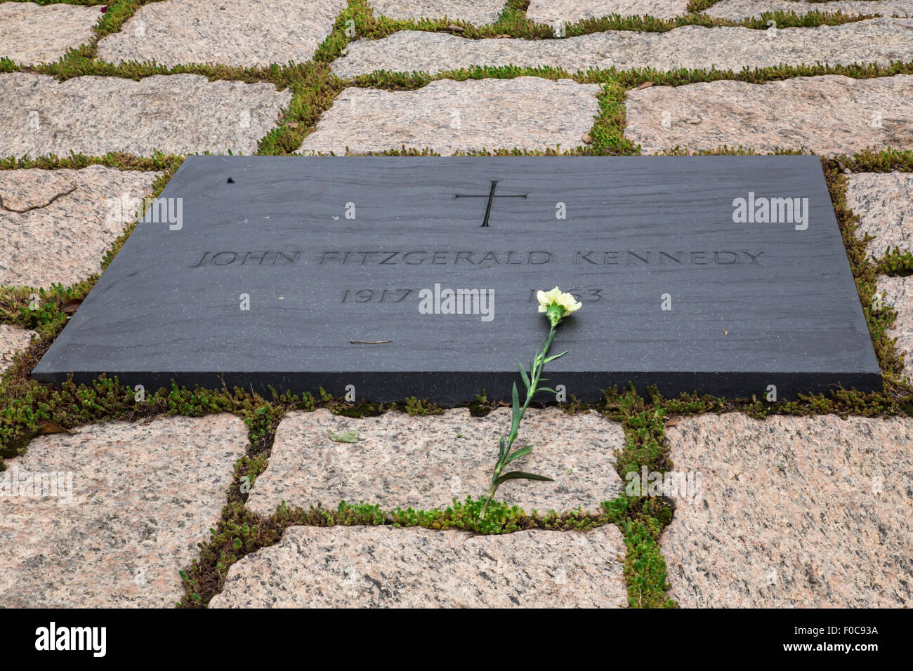 John f kennedy grave hi-res stock photography and images - Alamy