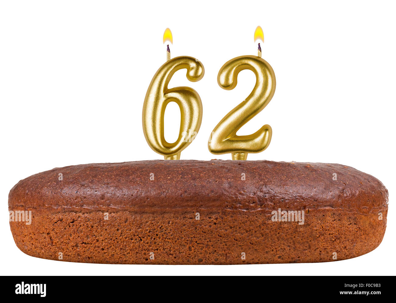 Birthday cake candles number 62 hi-res stock photography and images - Alamy