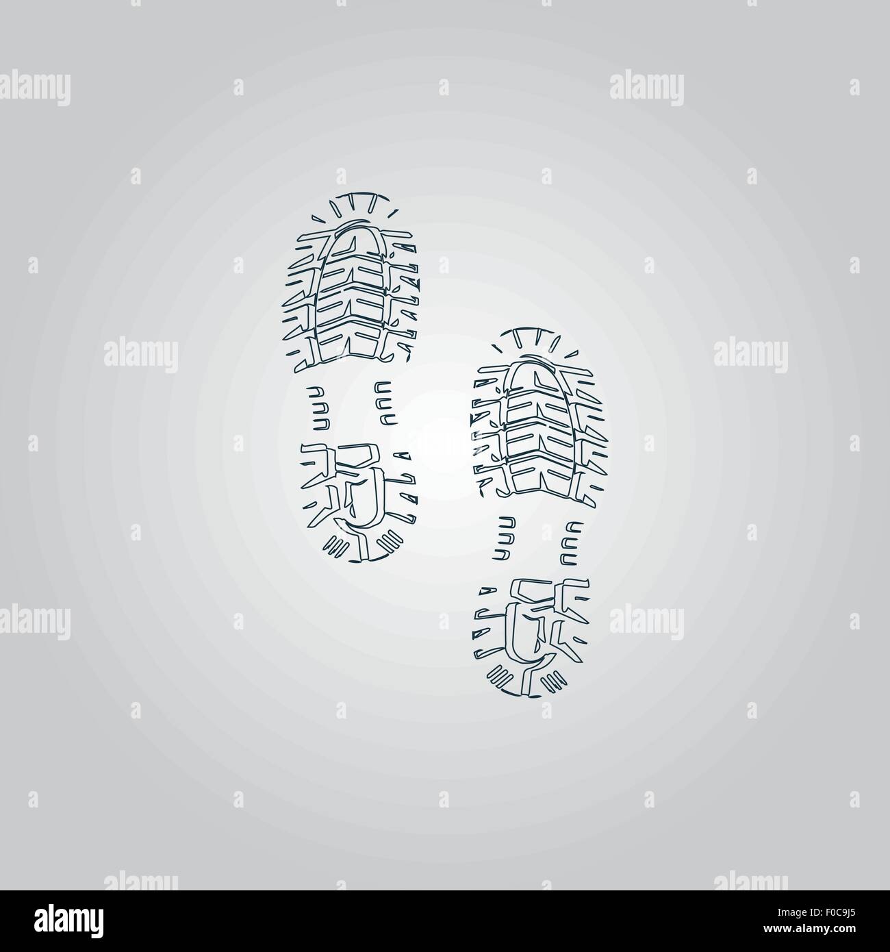 Footstep Sign Imprints Stock Photos & Footstep Sign Imprints Stock ...
