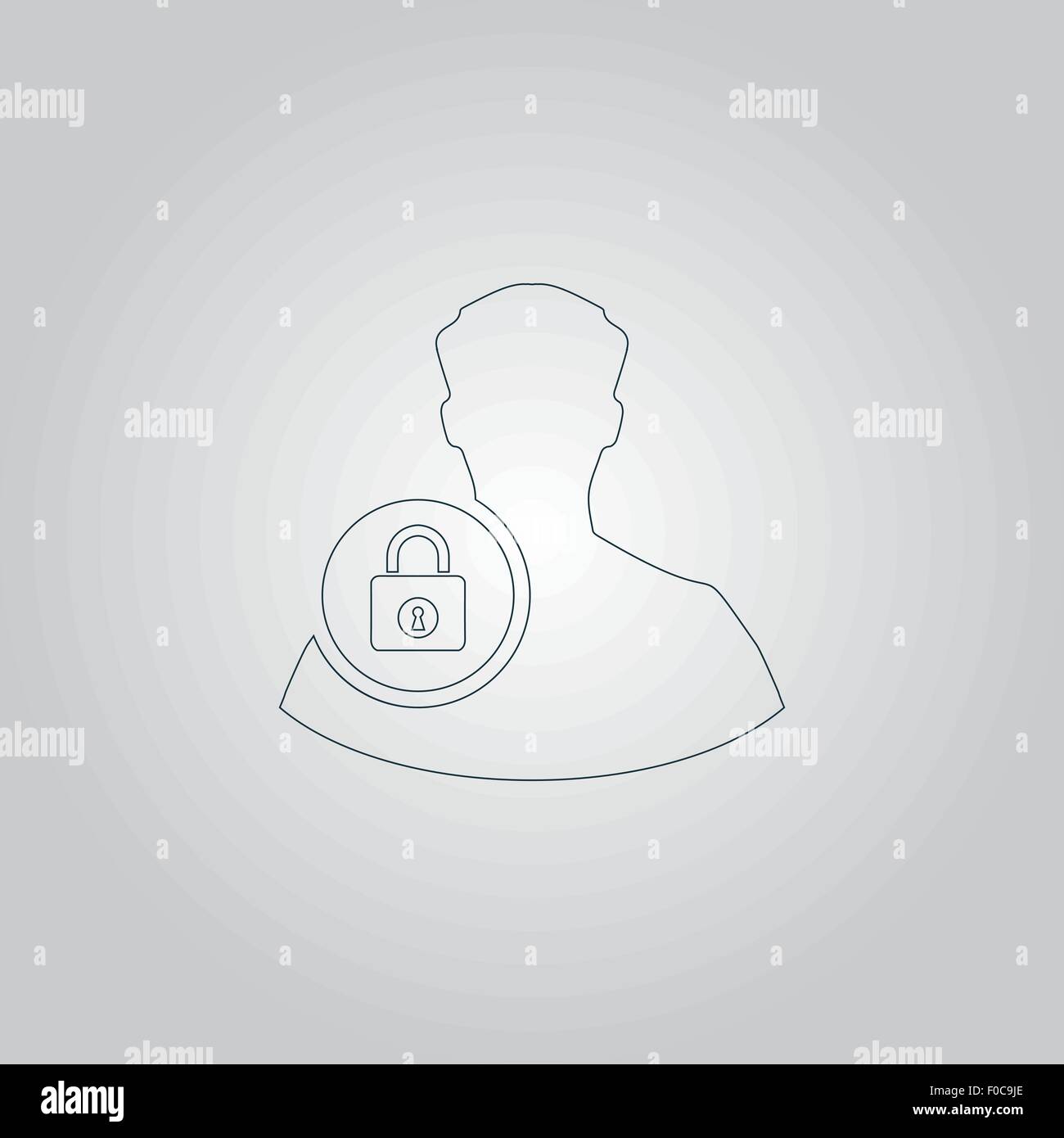 User login or authenticate icon Stock Vector Image & Art - Alamy