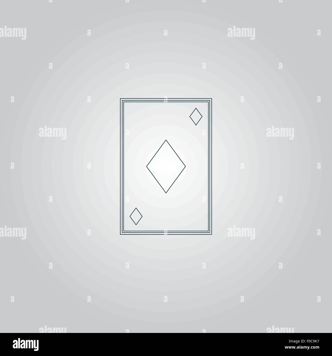Diamonds card icon Stock Vector Image & Art - Alamy