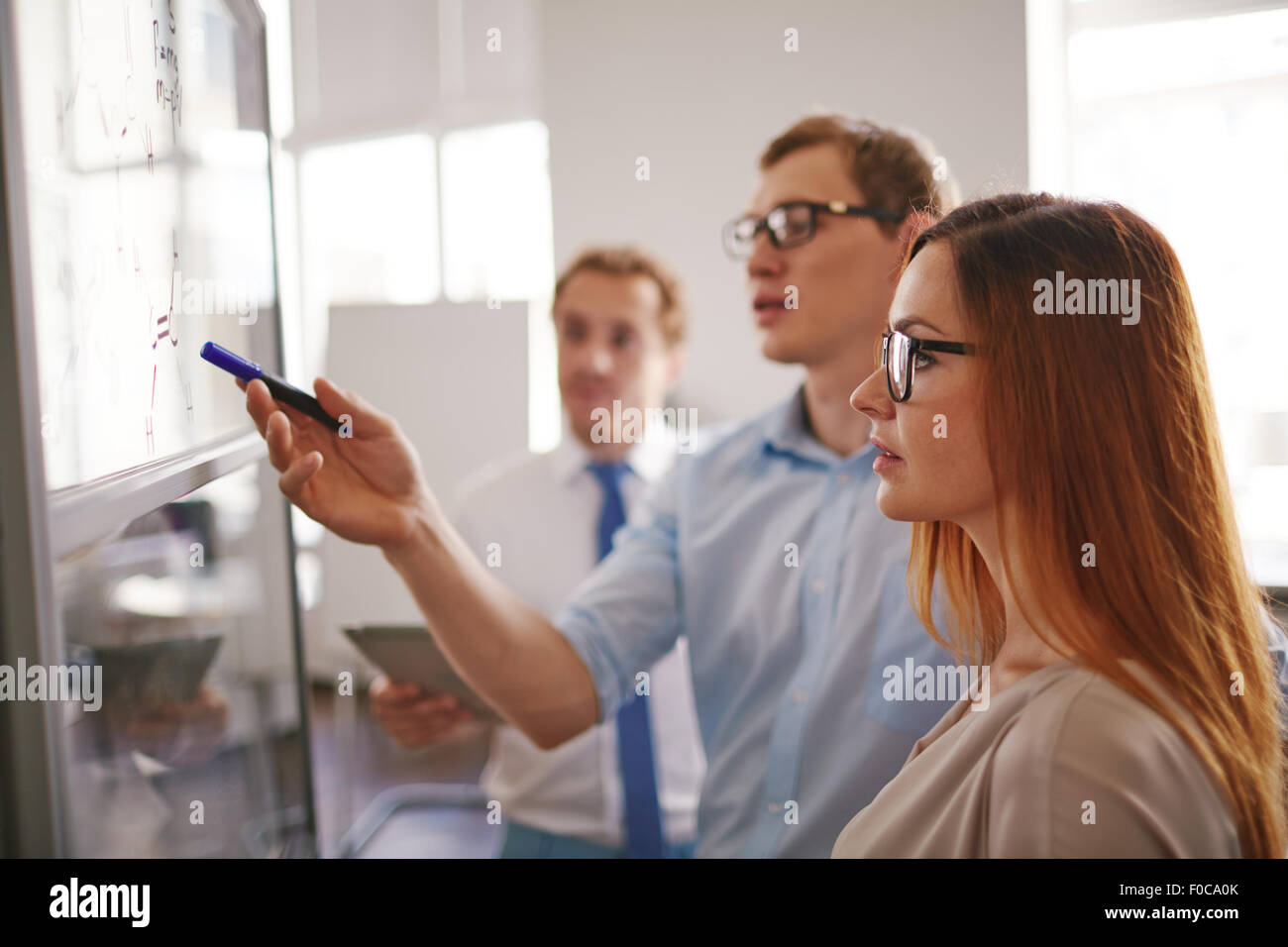 Man looking information board hi-res stock photography and images - Alamy