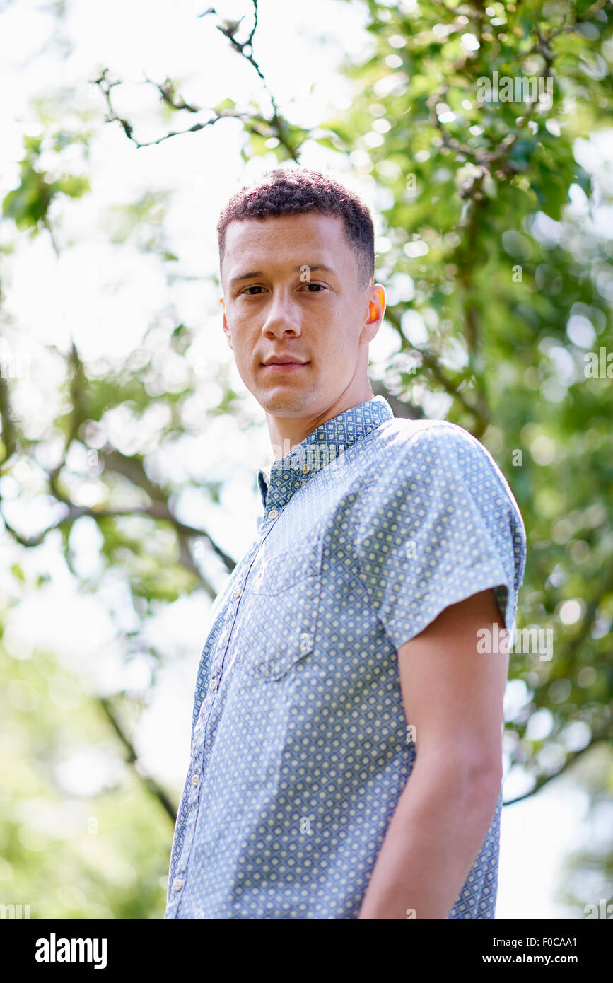 Man in summer standing on hi-res stock photography and images - Alamy