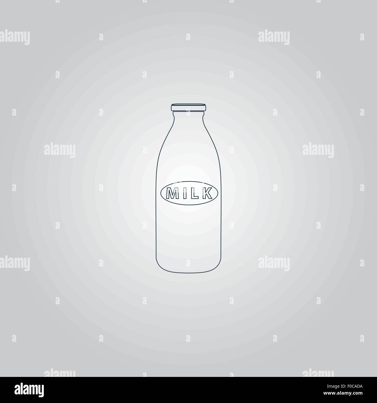 milk bottle icon Stock Vector Image & Art - Alamy