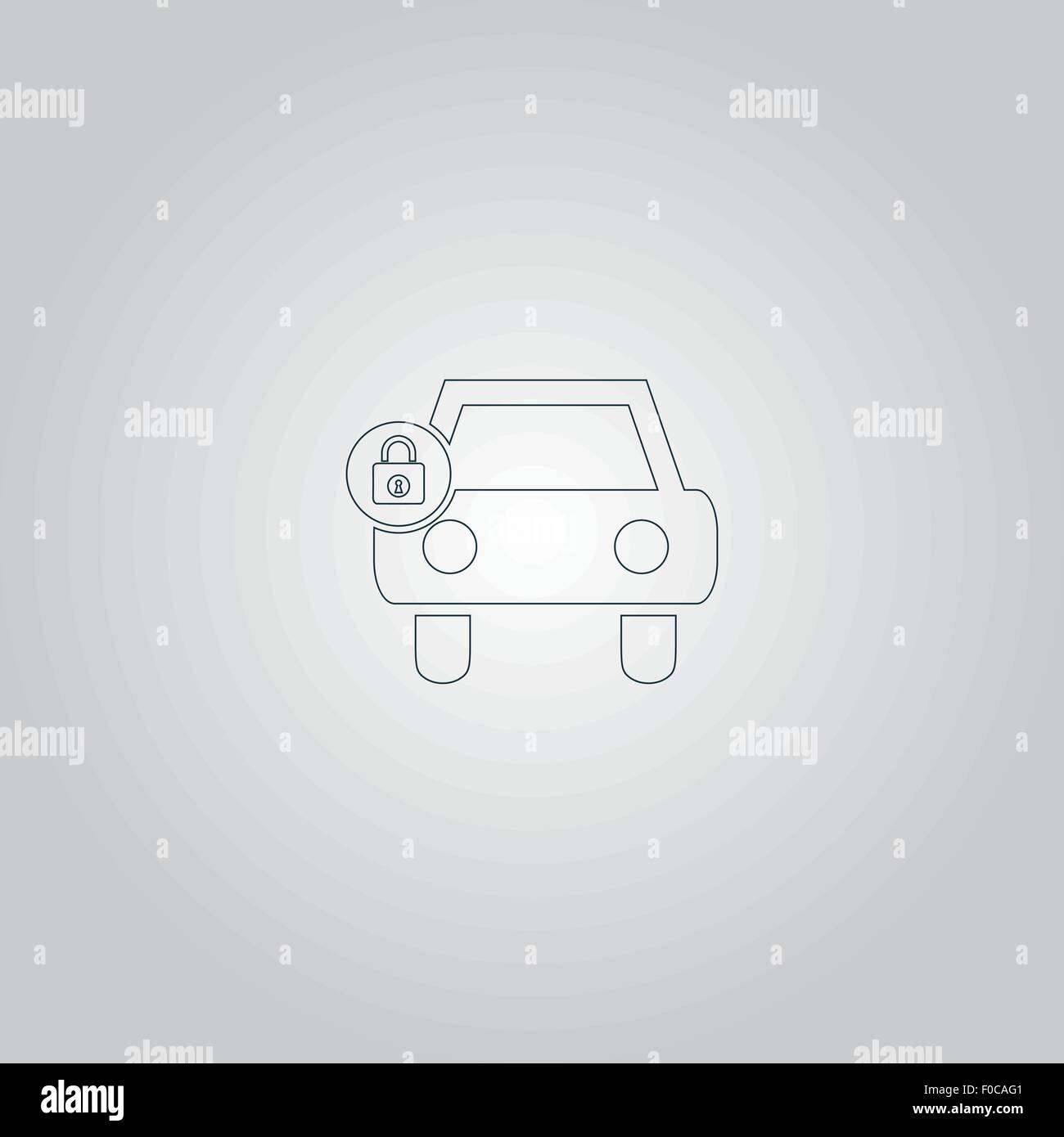 car lock icon Stock Vector Image & Art - Alamy