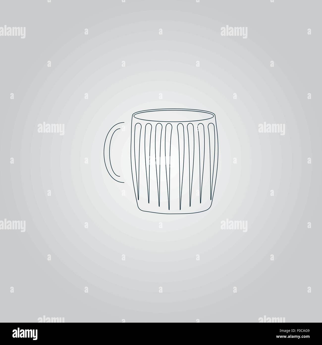 Vector illustration of empty beer mug Stock Vector Image & Art - Alamy
