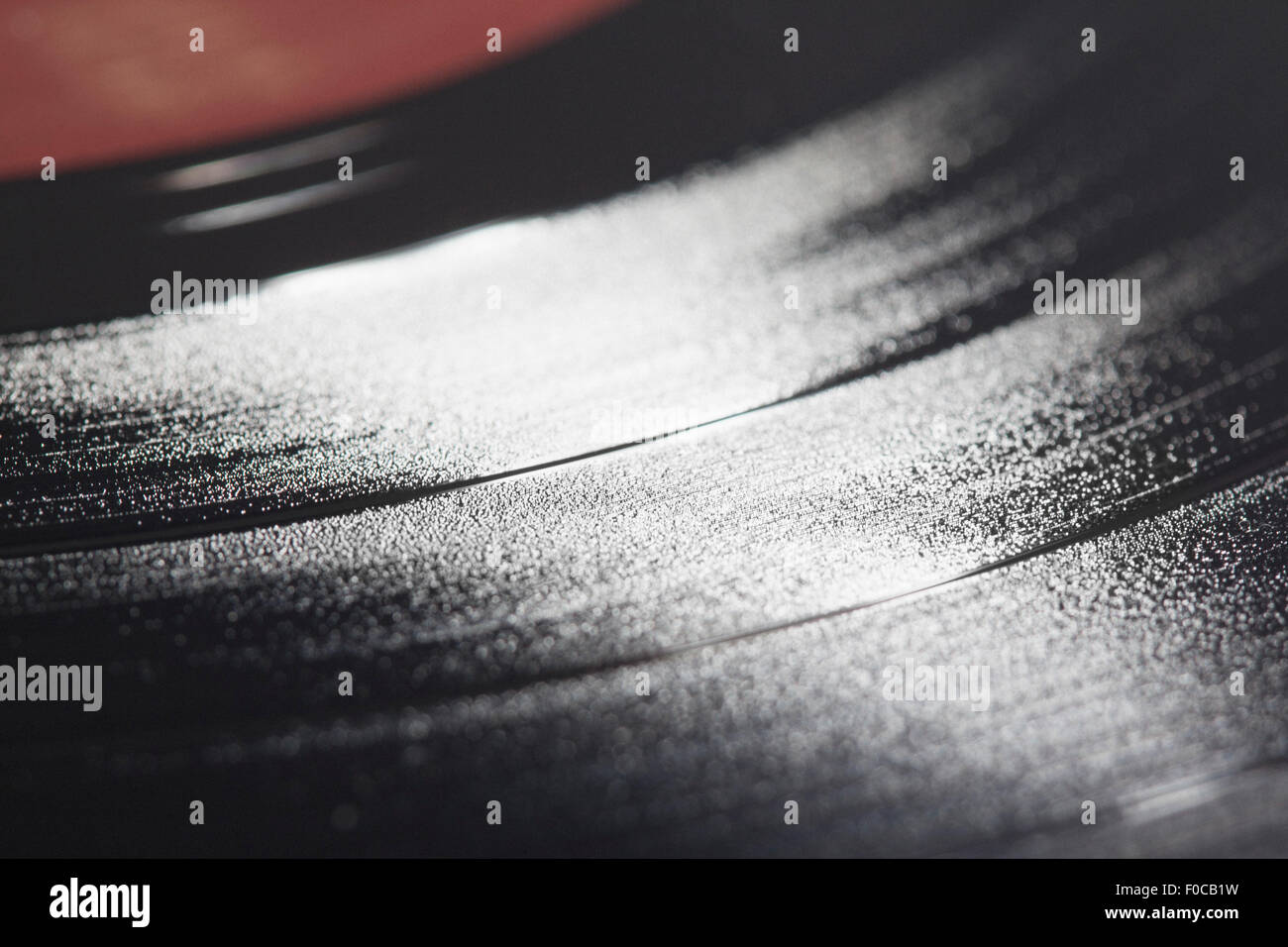 Close-up of record Stock Photo - Alamy