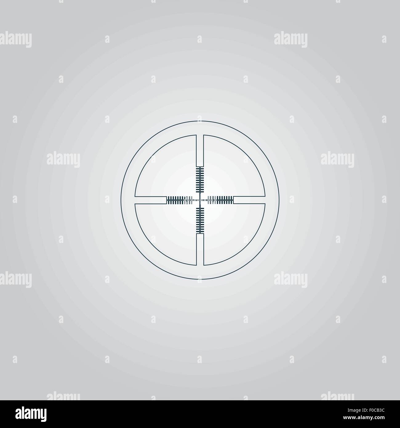 icon of crosshair Stock Vector Image & Art - Alamy