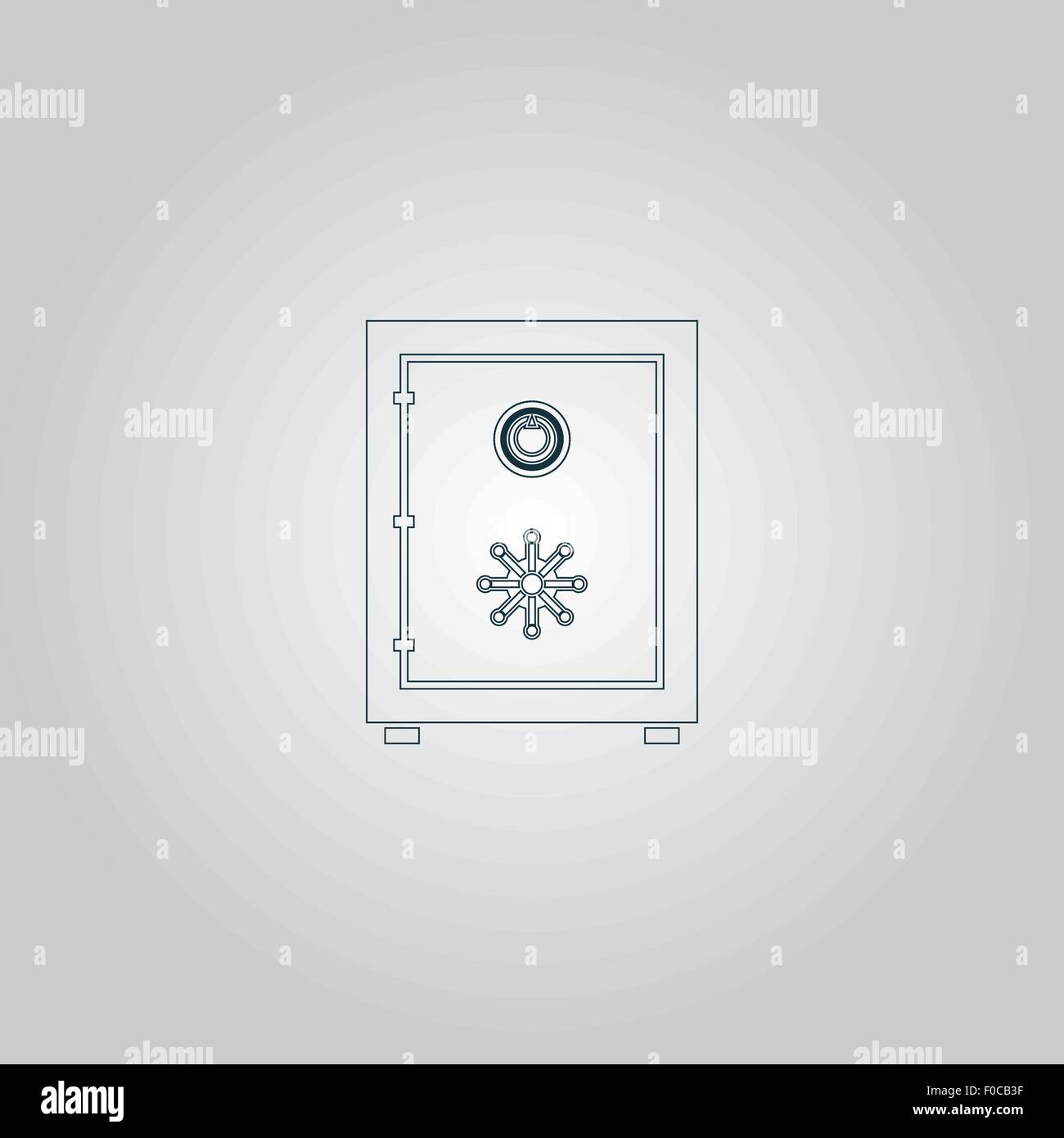 Safe vector icon Stock Vector Image & Art - Alamy