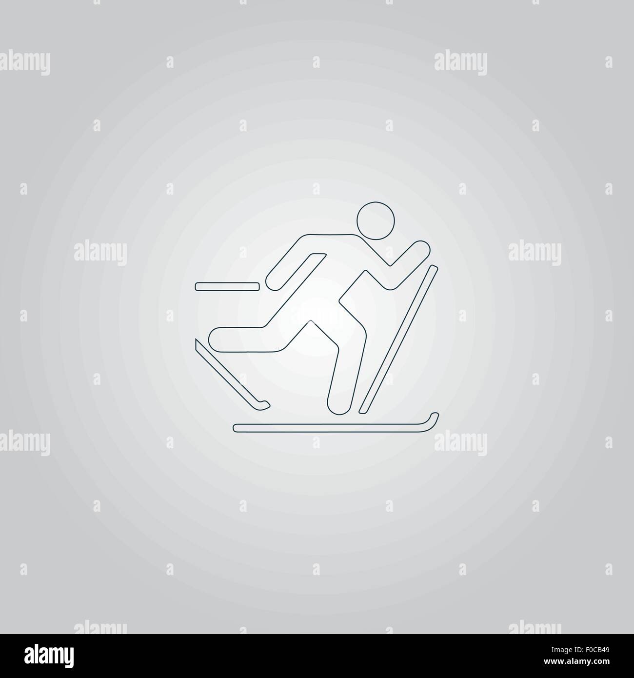 Skier cold Stock Vector Images - Alamy