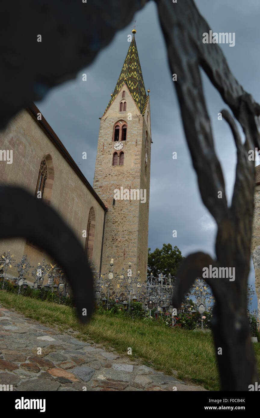 Churches of Villanders, the parsonage parish church Stock Photo - Alamy