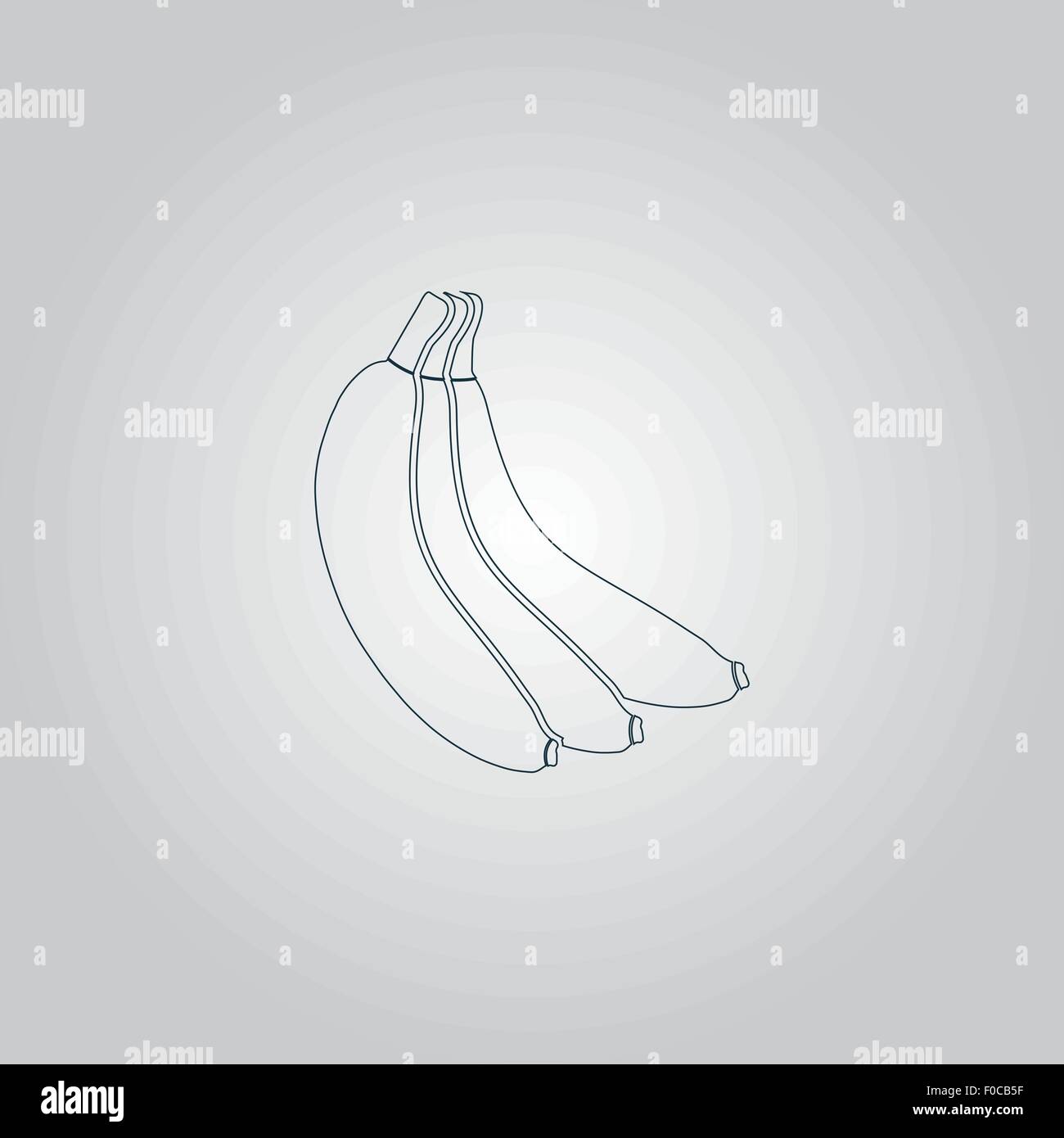 Banana curve Stock Vector Images - Alamy