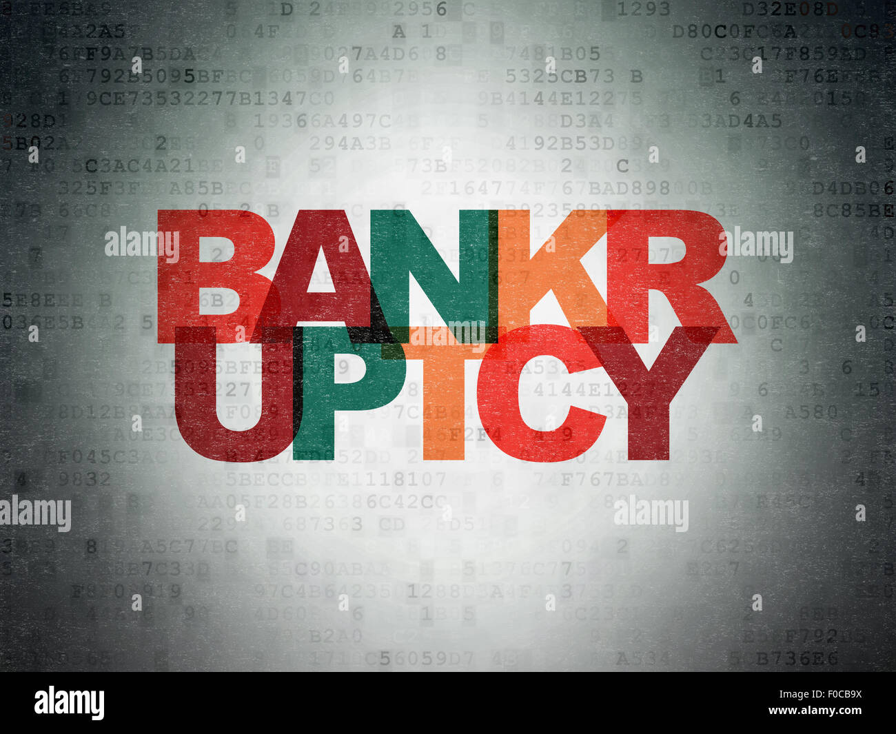 Law concept: Bankruptcy on Digital Paper background Stock Photo - Alamy