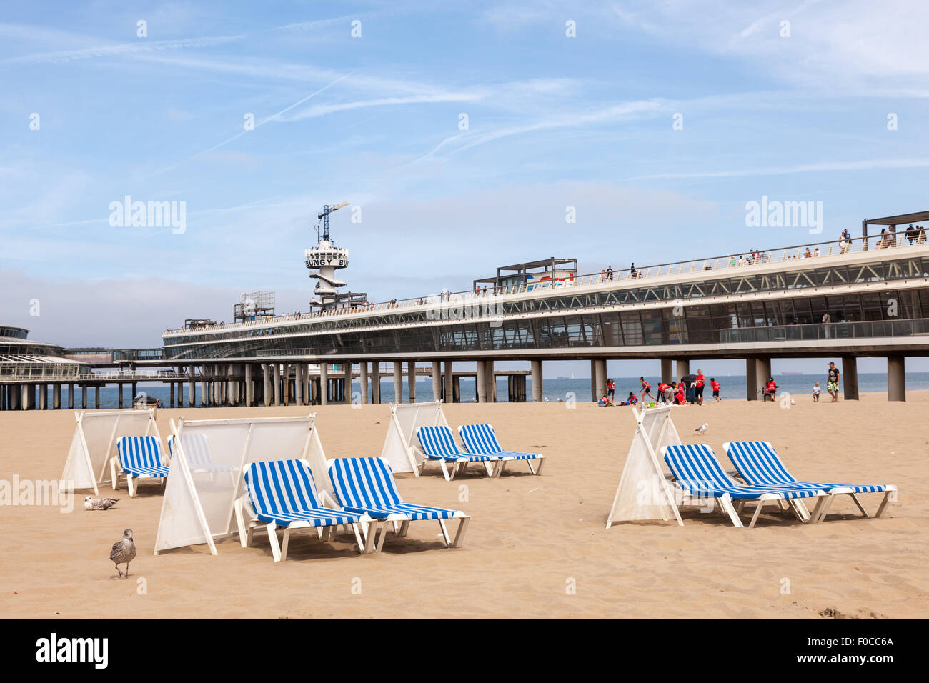 Beach in Scheveningen, Holland Stock Photo - Alamy