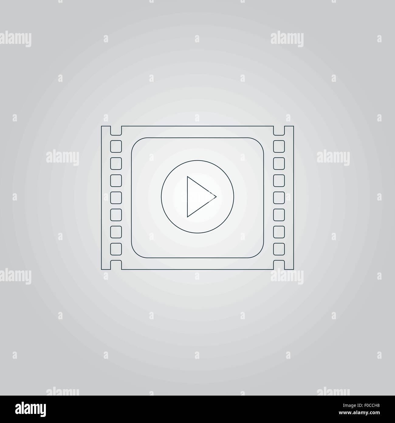 Media player icon, vector Stock Vector Image & Art - Alamy