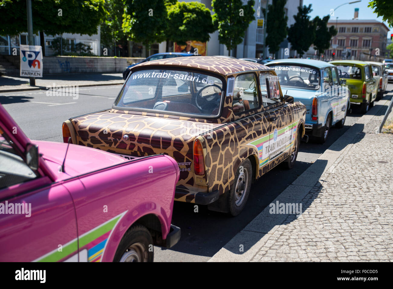 Trabi car tours, Berlin Stock Photo - Alamy