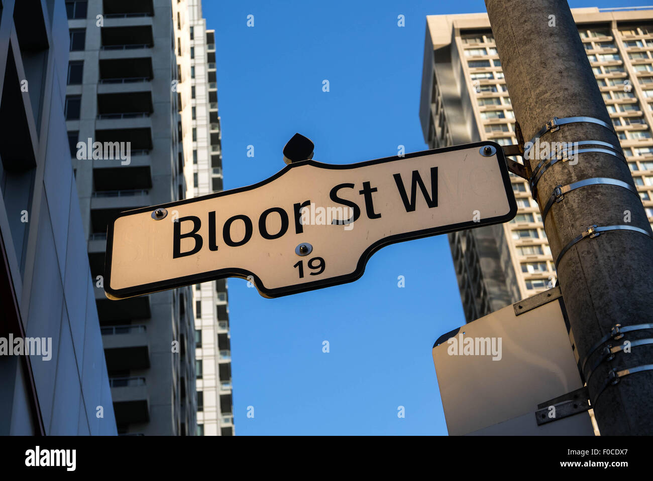 Downtown toronto street sign hi-res stock photography and images - Alamy