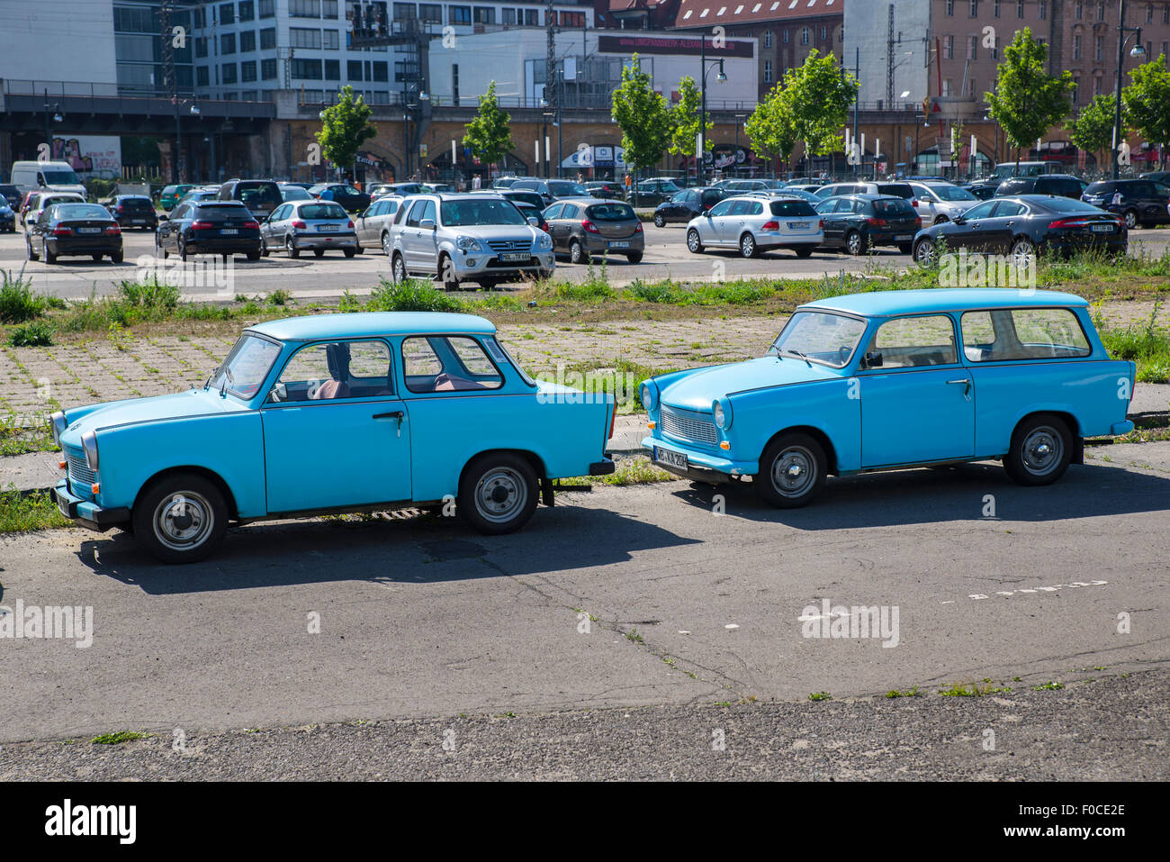 Trabi car tours, Berlin Stock Photo - Alamy