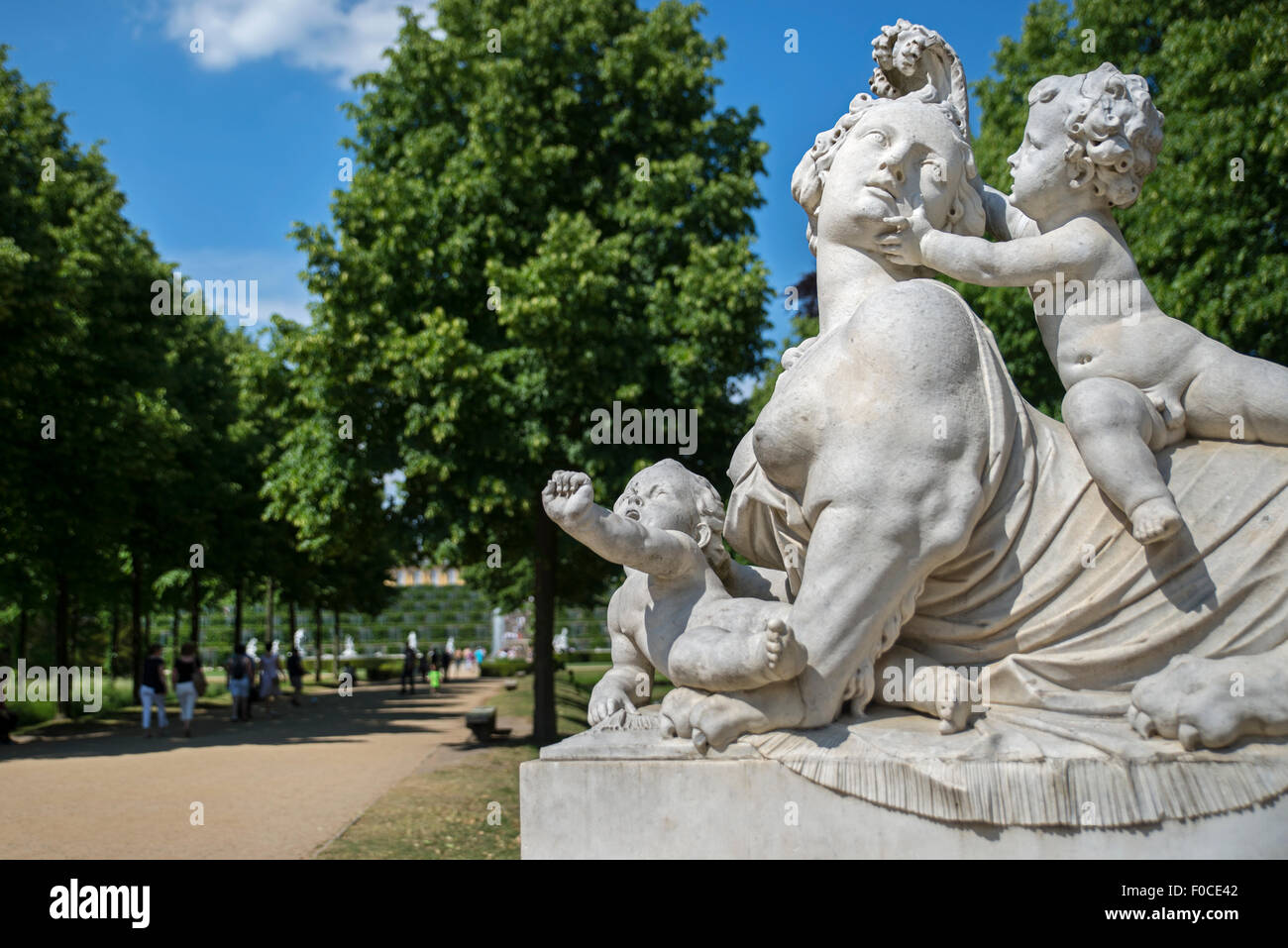Statue, Sanssouci Palace, Potsdam, Germany Stock Photo - Alamy