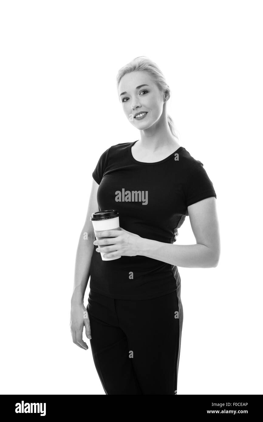 Enjoying expression Black and White Stock Photos & Images - Alamy