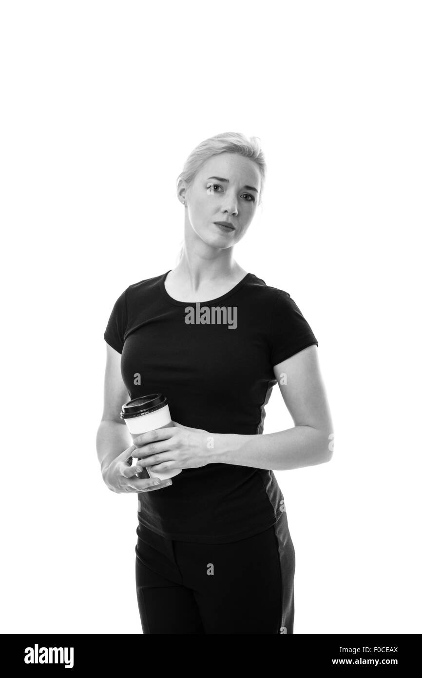 Enjoying expression Black and White Stock Photos & Images - Alamy