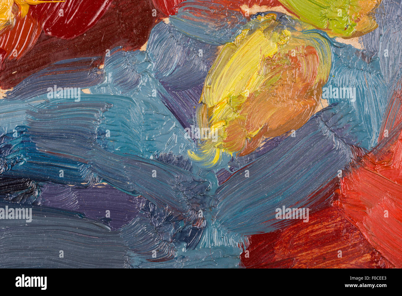 Abstract colorful background oil painting on canvas Stock Photo - Alamy