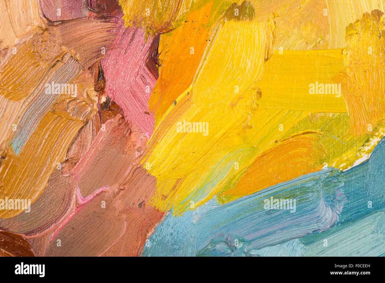 Abstract colorful background oil painting on canvas Stock Photo - Alamy
