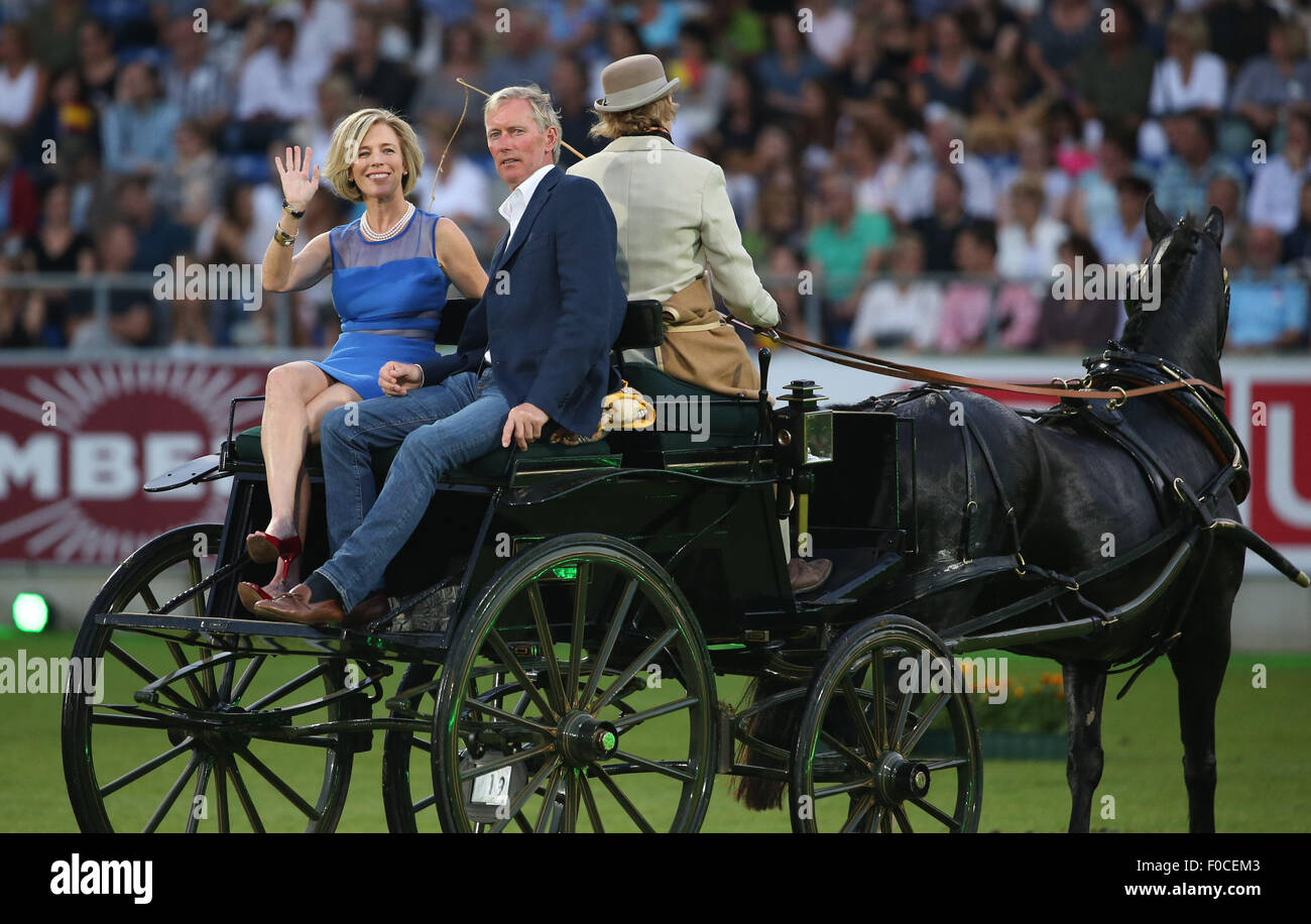 Aachen, Germany. 11th Aug, 2015. German equestrian Meredith Michaels ...