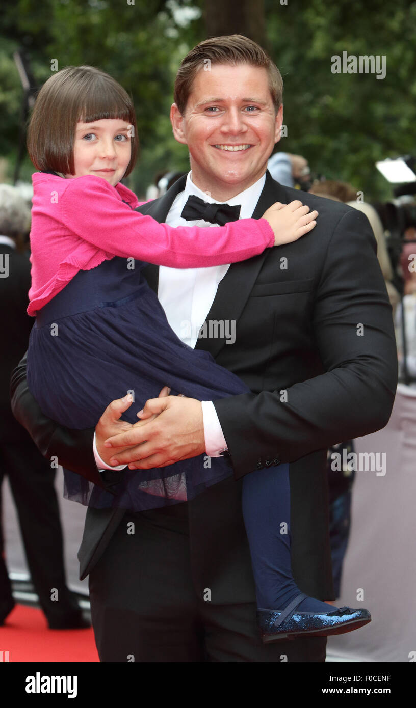 London, UK. 11th August, 2015. Allen Leech and Fifi Hart BAFTA Tribute ...