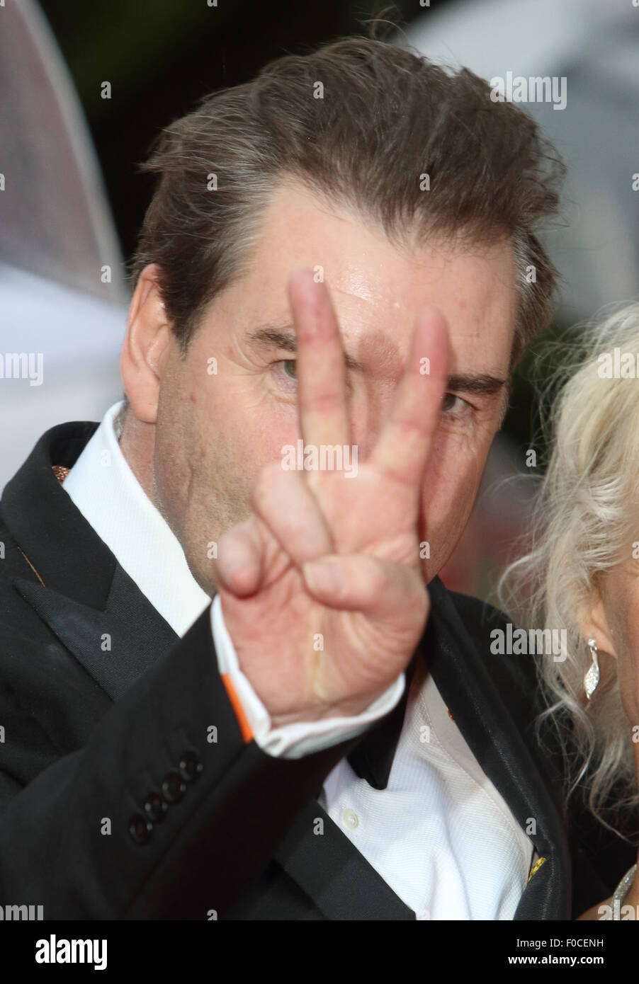 London, UK. 11th August, 2015. Brendan Coyle and Joy Harrison BAFTA ...