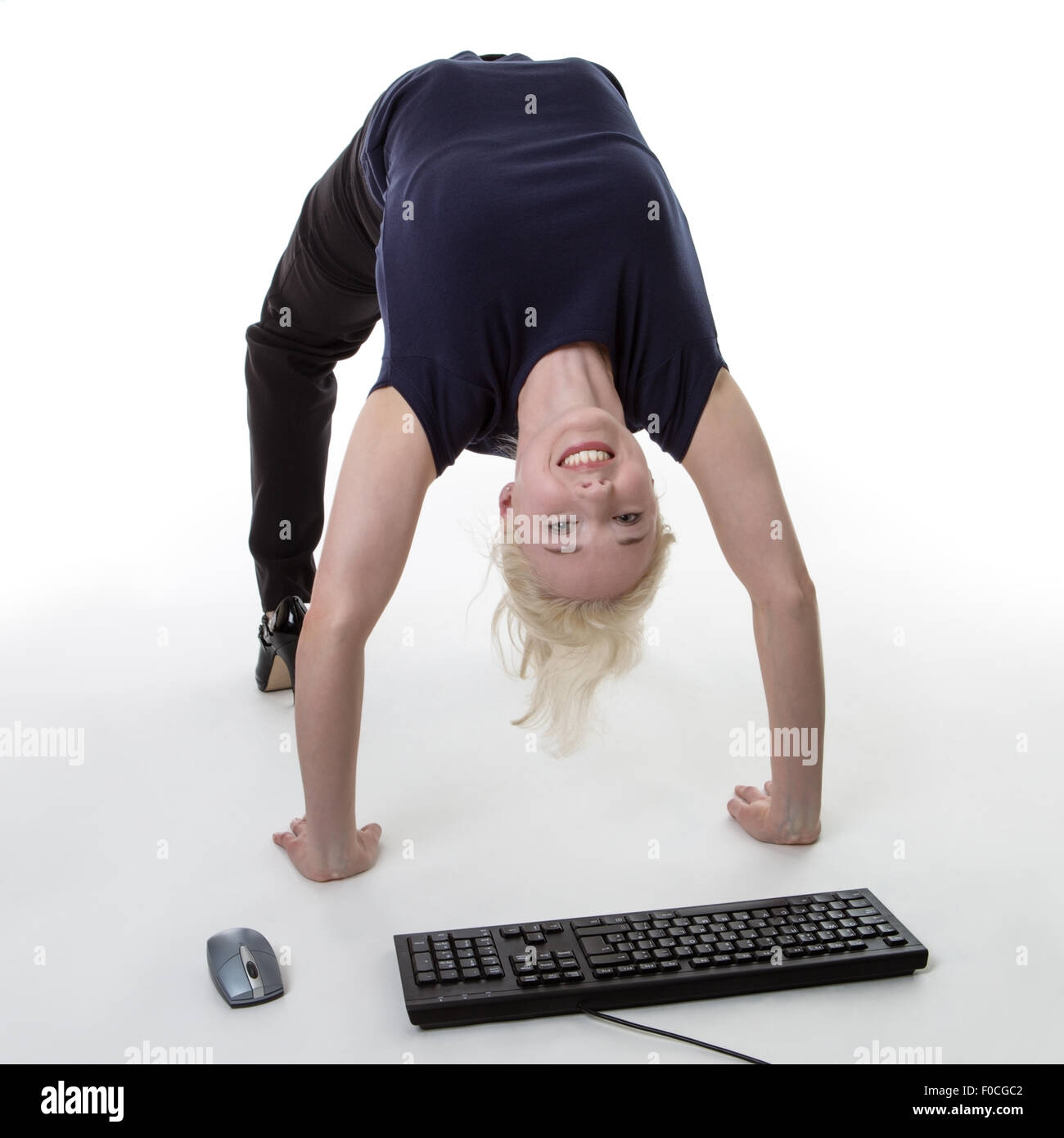 Bent over backwards hi-res stock photography and images - Alamy