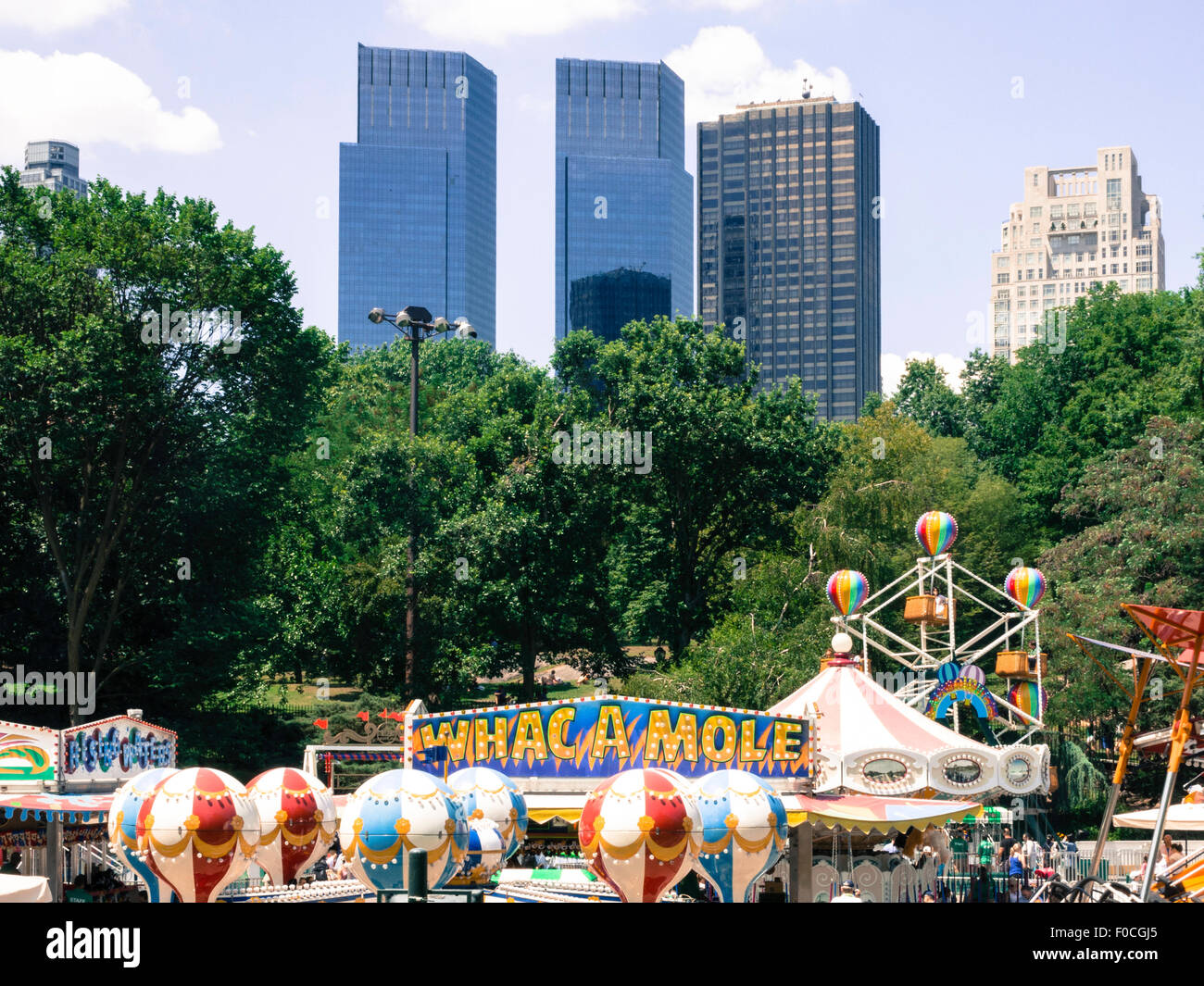 Victorian Gardens, Carnival Rides in Central Park with West Side ...
