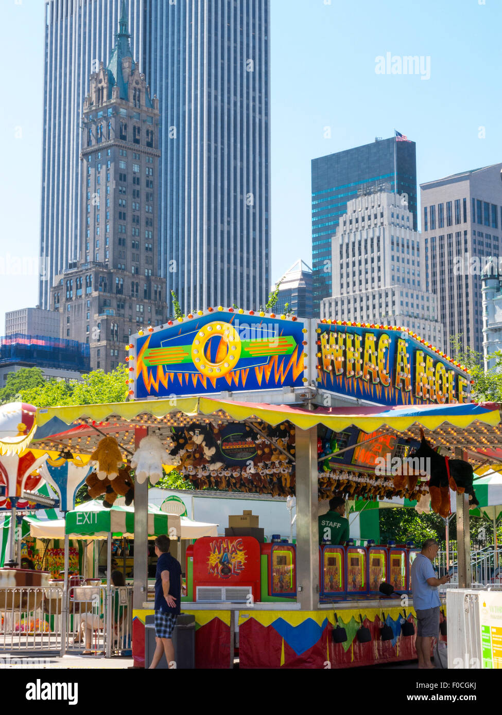 Victorian gardens carnival rides in hi-res stock photography and images ...